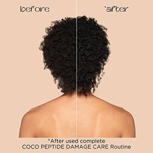 Pacifica Coco Peptide Damage Care Shampoo & Conditioner Set β Repairing Hair Care for Dry Damaged Hair Vegan Collagen & Peptides for Split Ends & Breakage Sulfate Free Clean Vegan Dermatologist Tested