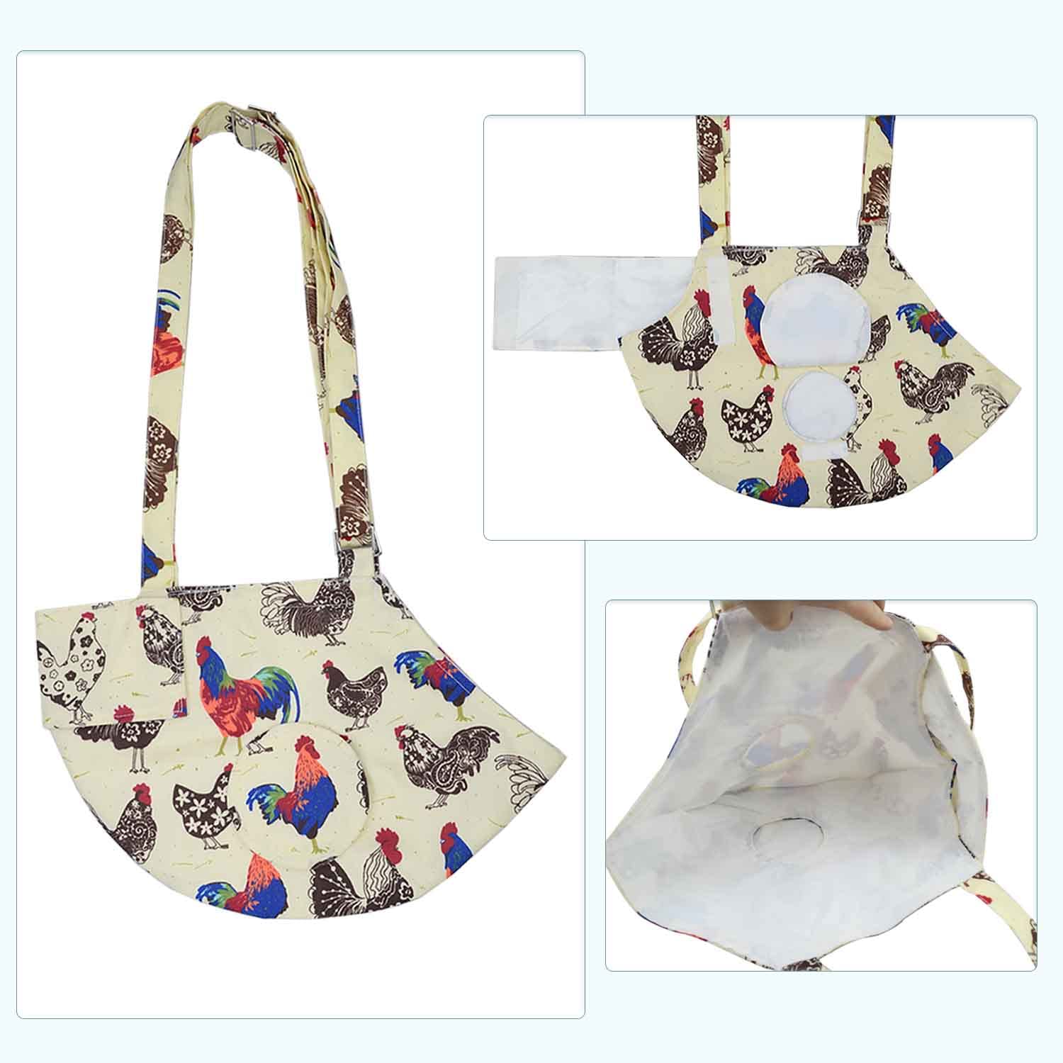 tinkare Chicken Medic Bag Chicken Sling Holder Bag Carry Bag Catching Bag for Brahma Hen Rooster Poultry Transport Traveling Driving Restraint