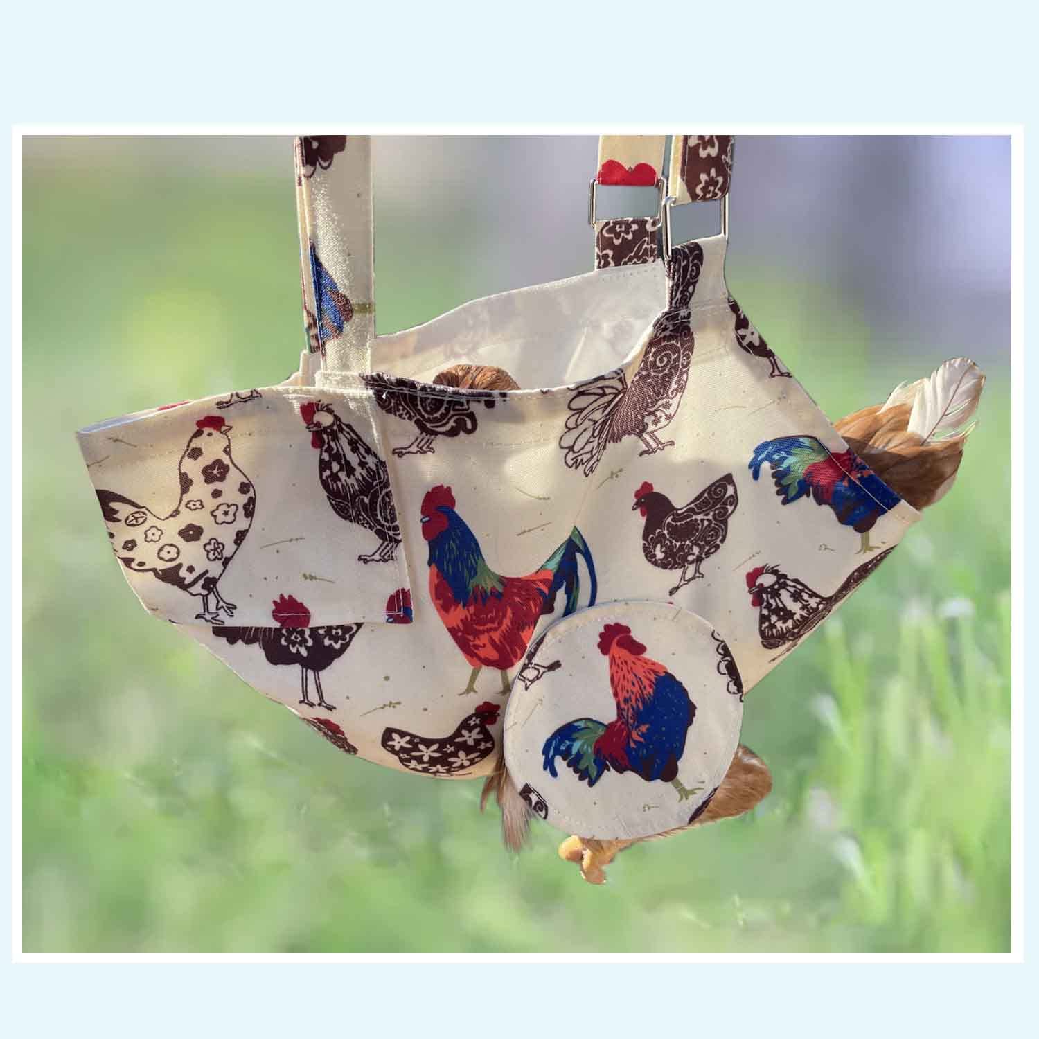 tinkare Chicken Medic Bag Chicken Sling Holder Bag Carry Bag Catching Bag for Brahma Hen Rooster Poultry Transport Traveling Driving Restraint