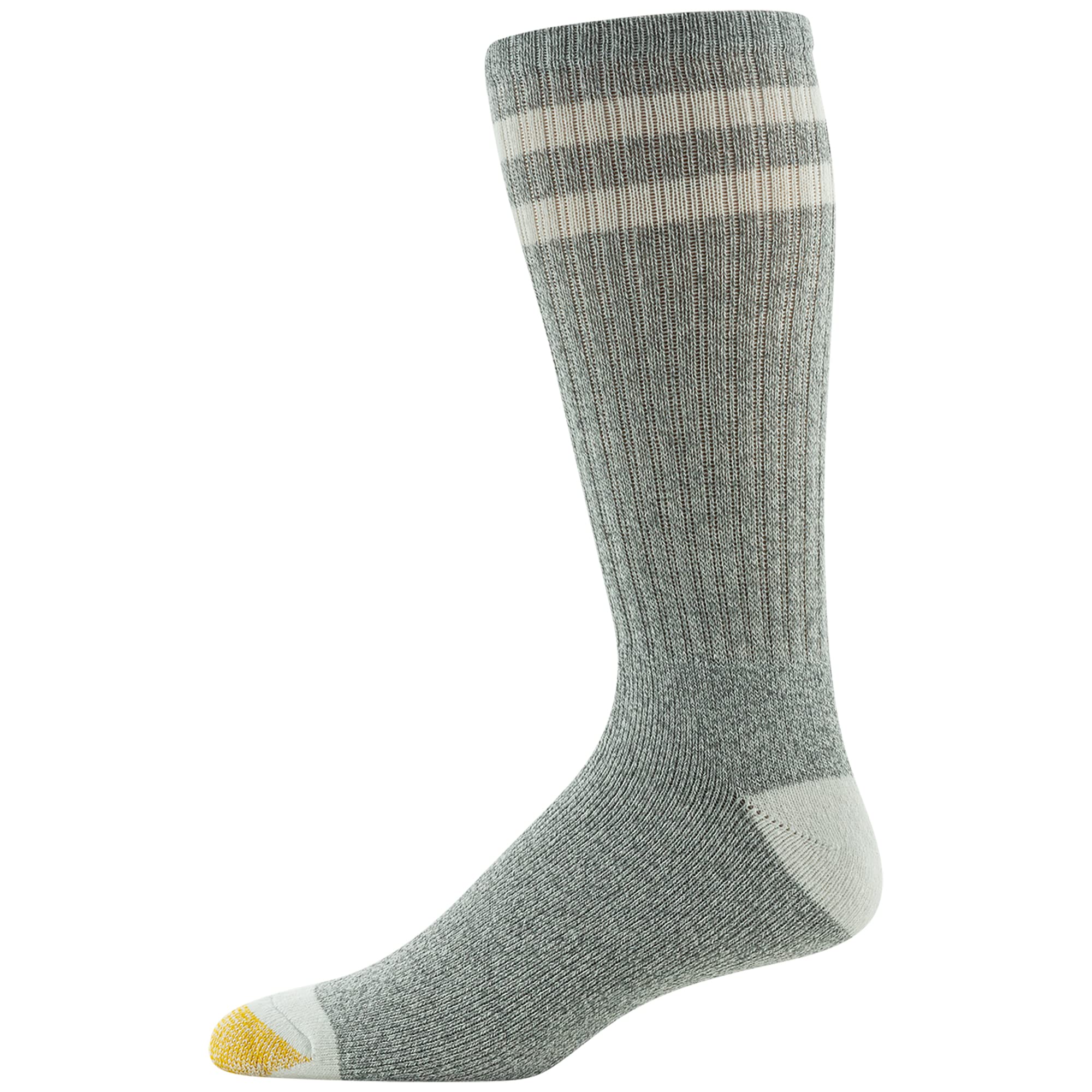 GOLDTOE Men's Harrington Crew Socks, Multipairs, Retro Stripe (6-Pairs), Large