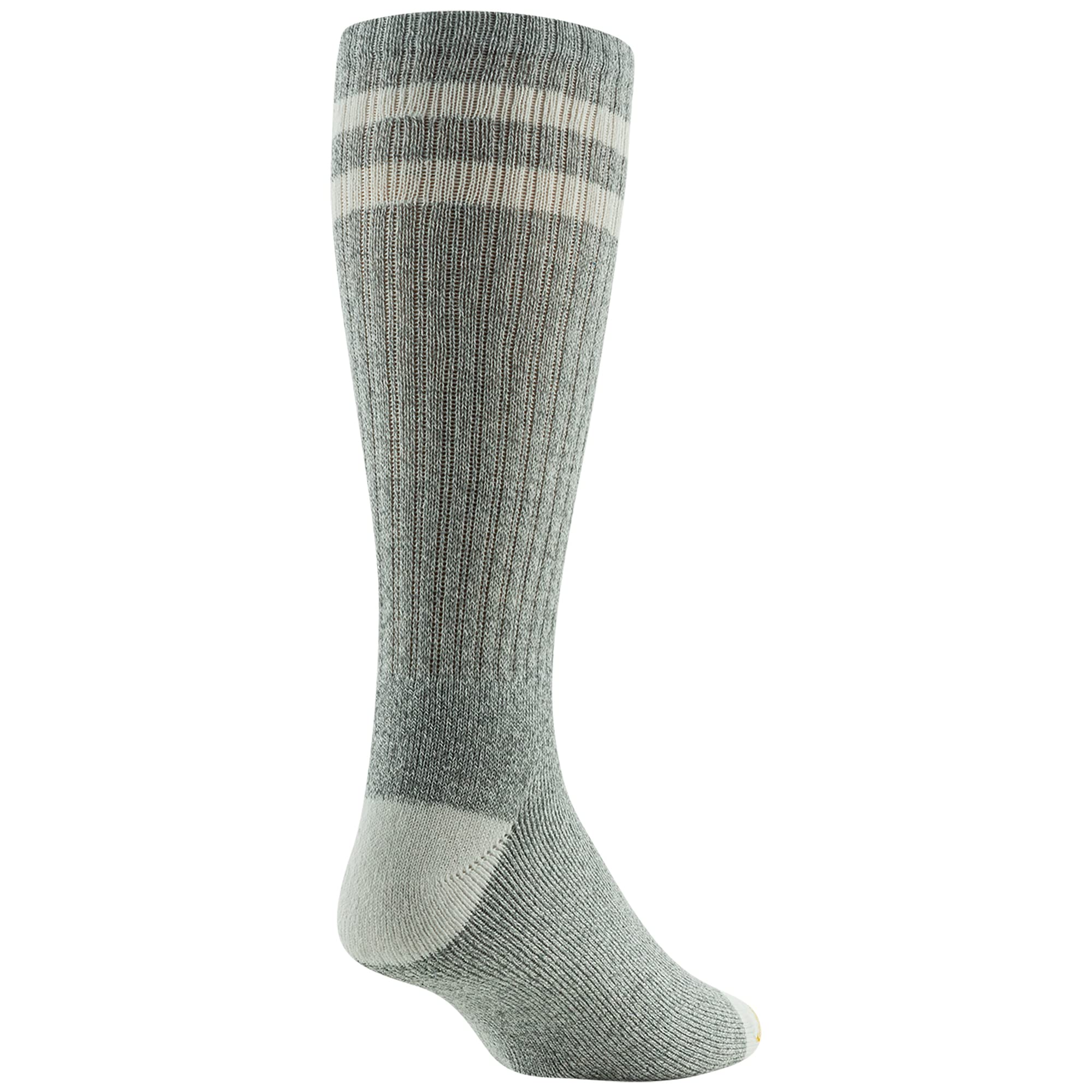 GOLDTOE Men's Harrington Crew Socks, Multipairs, Retro Stripe (6-Pairs), Large
