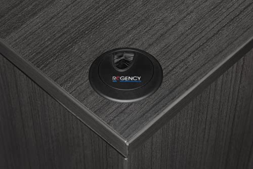 Regency Legacy Reception Desk Shell- Ash Grey