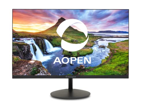 AOPEN 27SA2 Hbi 27" Full HD (1920 x 1080) Zero-Frame Gaming Office Monitor | AMD FreeSync Technology | Ultra-Thin Stylish Design | 100Hz | 1ms-TVR | Low Blue Light | Tilt | HDMI & VGA Ports,Black