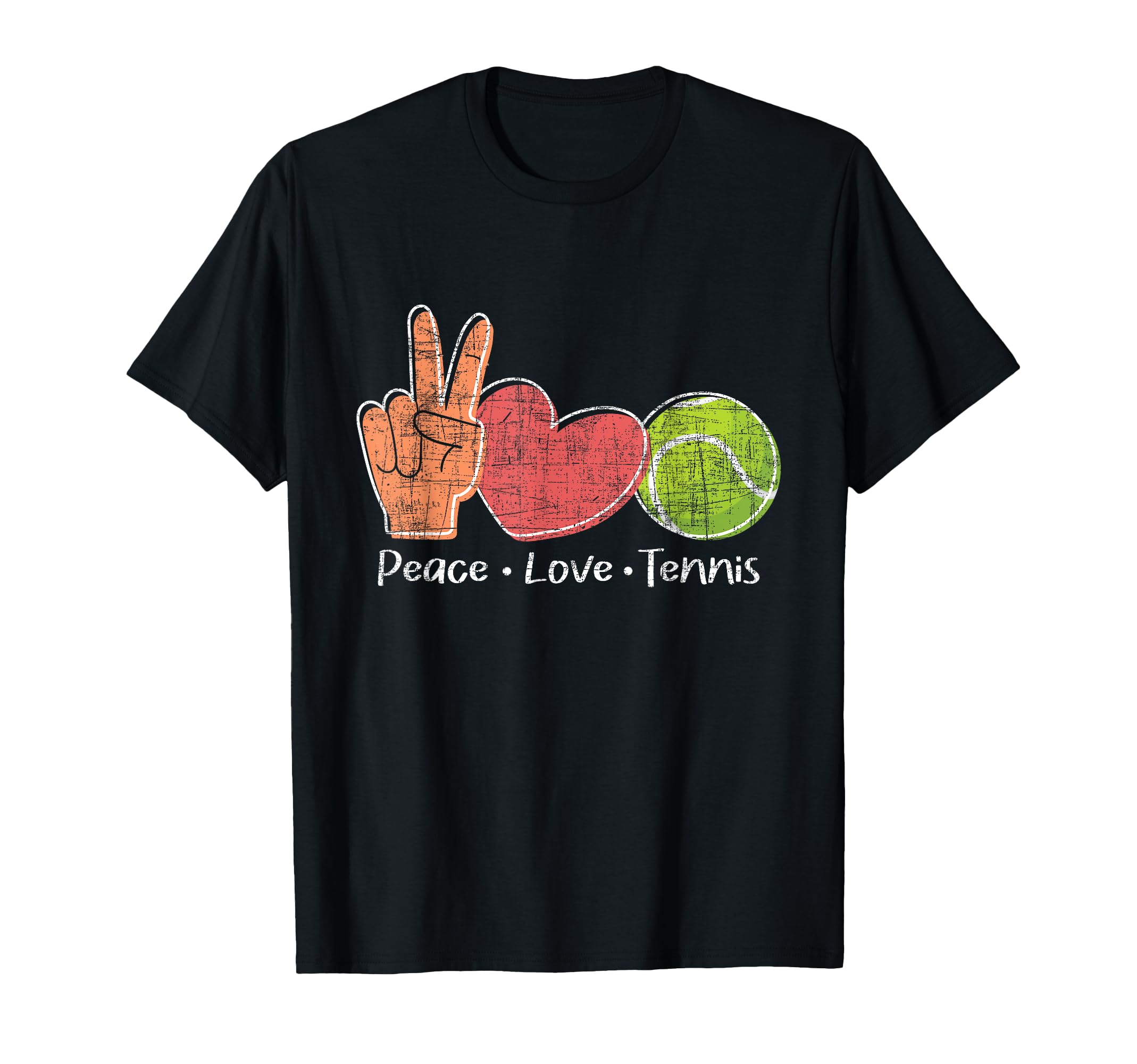Peace Love Tennis - Tournament Player T-Shirt