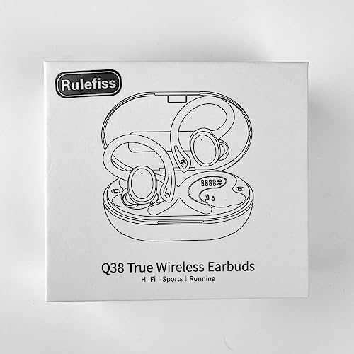 Wireless Earbuds Bluetooth Headphones, Bluetooth 5.3 Earbuds with Immersive HiFi Stereo, 2023 New 48Hrs Wireless Ear Buds Over Ear, ENC Mic, Comfortable Sport Earhooks, IP7 Waterproof in Ear Earphones