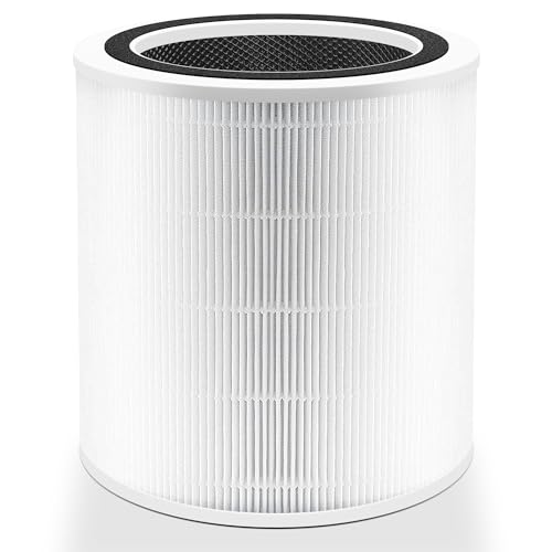 Funmit Core 400S Replacement Filter for LEVOIT Core 400S Smart WiFi Air Purifier, 3-in-1 H13 True HEPA Replacement Filter, Compared to Part # Core 400S-RF, 1 Pack, White