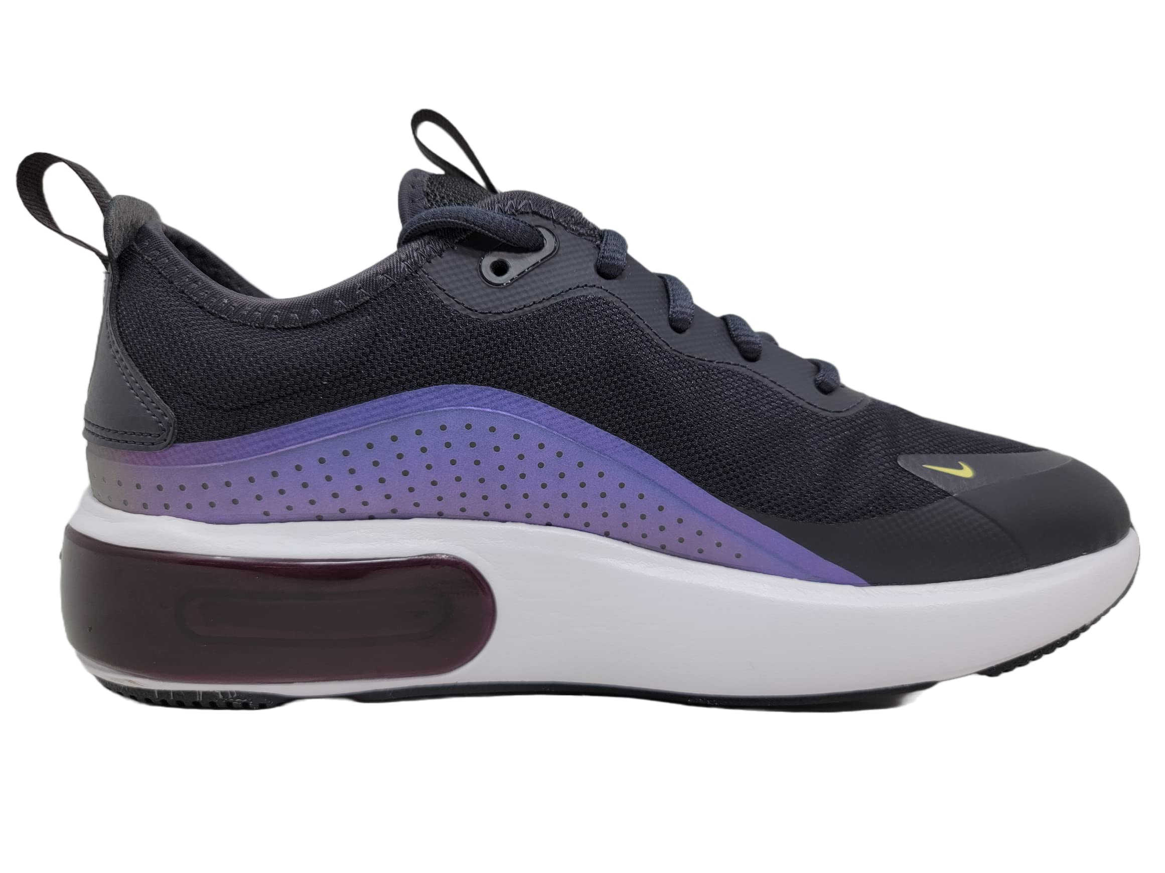 Nike Women's Air Max Dia Running Shoes, Oil Grey/Bicycle Yellow-White, 8 M US CN0136-002 Size 8