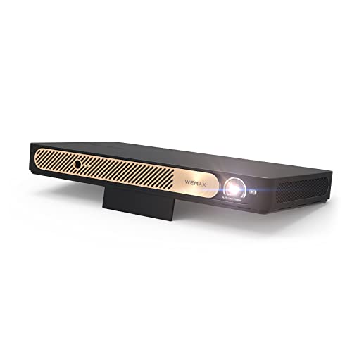 WEMAX Go Advanced Portable Smart Laser Projector, 1080p Mini Projector, 4K Support, Stream Netflix, Built-in Battery, Auto Keystone, Bluetooth 5.0, Perfect for Mobile Business, Outdoor Night Movies