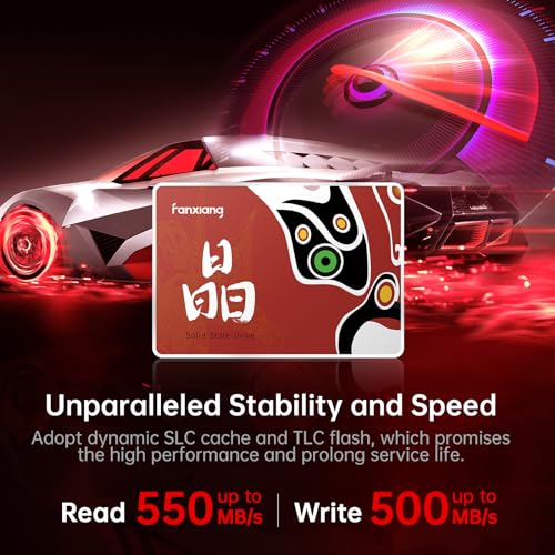 fanxiang 1TB SSD SATA III 2.5" Internal Solid State Drive, Read Speed up to 550MB/s, Reliable Storage for Laptop and PC