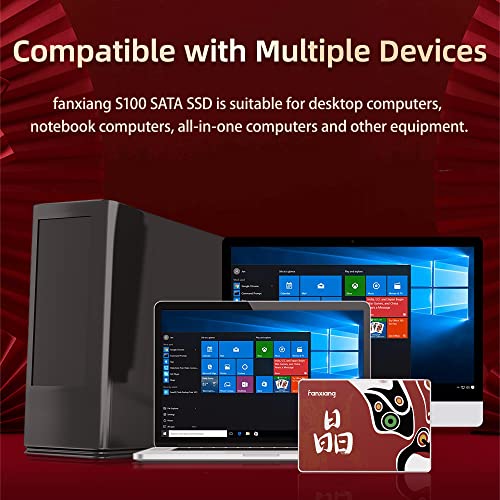 fanxiang 1TB SSD SATA III 2.5" Internal Solid State Drive, Read Speed up to 550MB/s, Reliable Storage for Laptop and PC