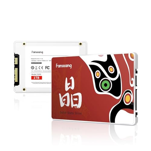 fanxiang 1TB SSD SATA III 2.5" Internal Solid State Drive, Read Speed up to 550MB/s, Reliable Storage for Laptop and PC