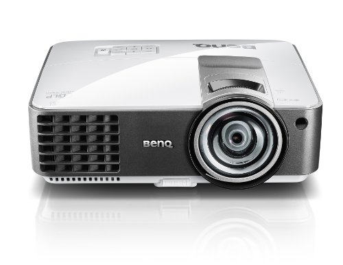 BenQ MW814ST 2500 Lumen WXGA Short Throw 3D DLP Projector,Black/silver
