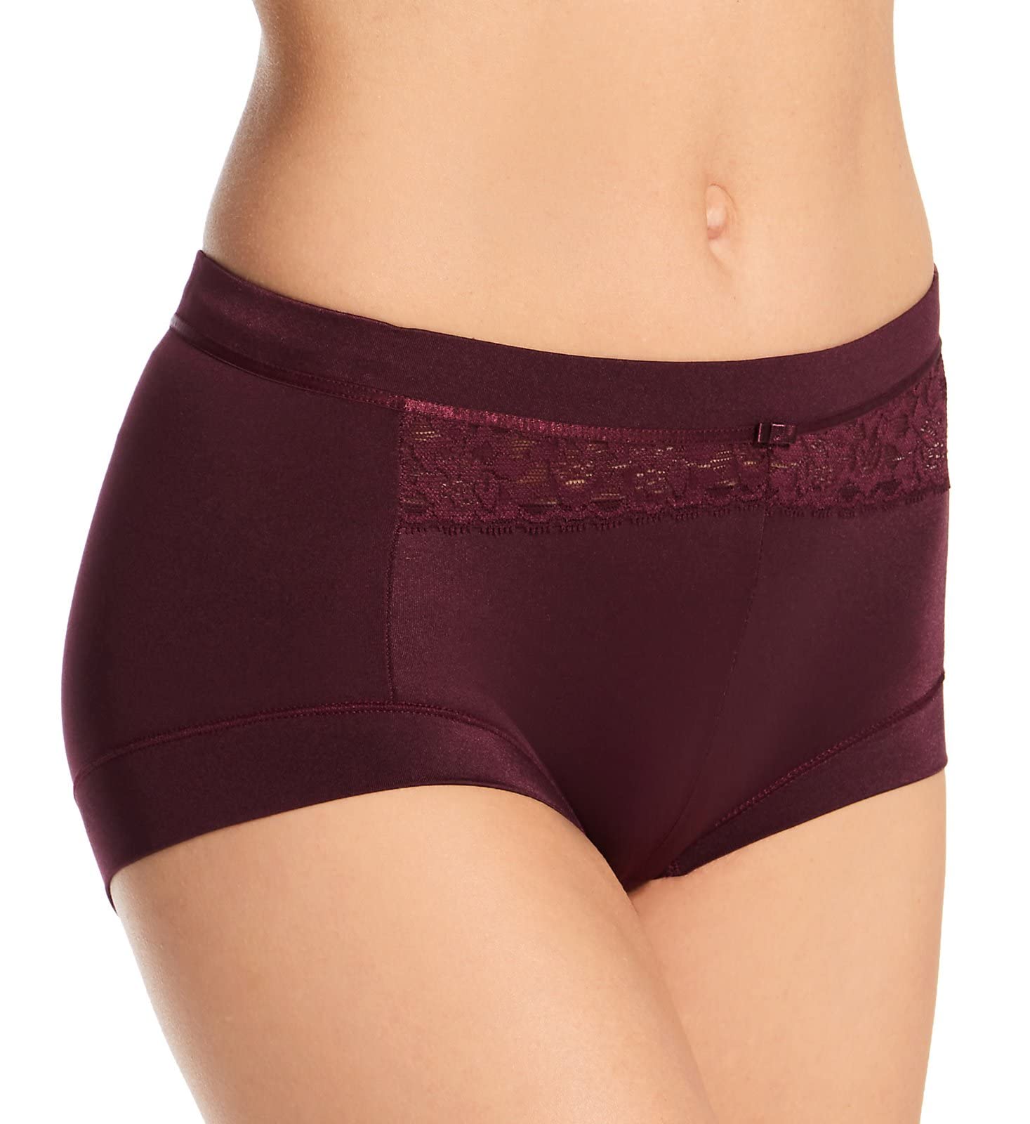 Maidenform Women's Dream Microfiber Boyshort Panty, 40774, Night fire Red, 8