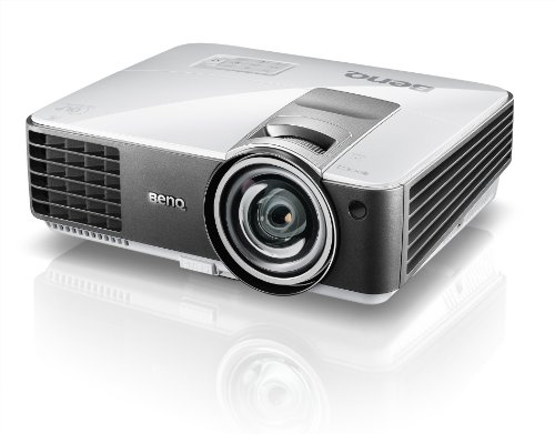 BenQ MW814ST 2500 Lumen WXGA Short Throw 3D DLP Projector,Black/silver
