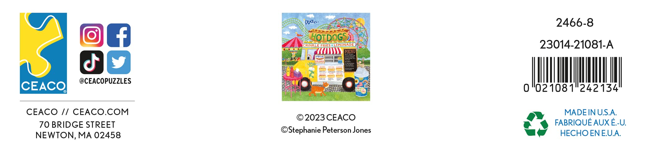 Ceaco - Food Trucks - Hot Dog Truck II - 500 Piece Jigsaw Puzzle