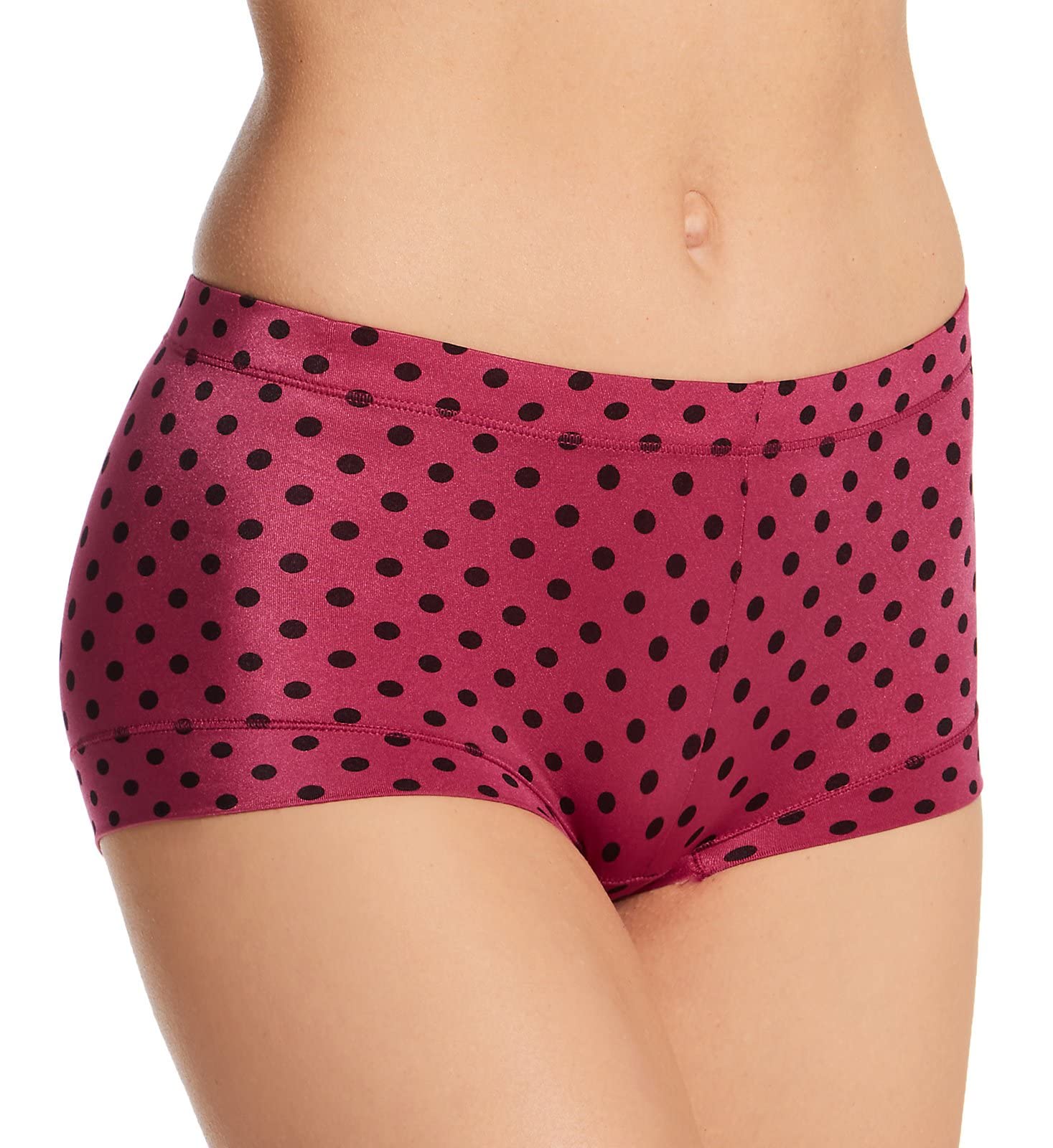 Maidenform Women's Dream Microfiber Boyshort Panty, 40774, Spice Market Black, 6