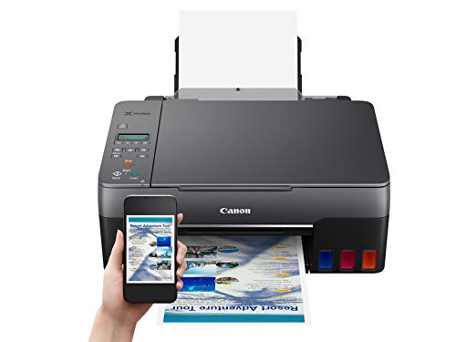 Canon G3260 All-in-One Printer | Wireless Supertank (Megatank) Printer | Copier | Scan, with Mobile Printing, Black, one Size (4468C002)