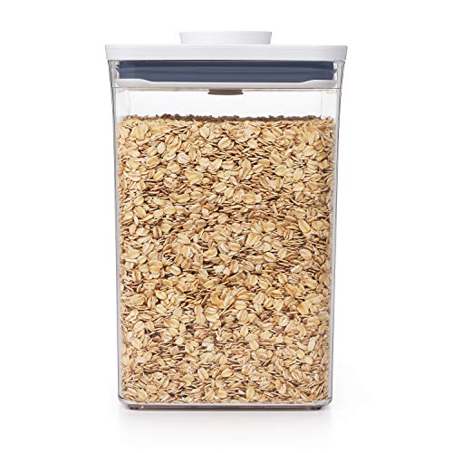 OXO Good Grips POP Container β Airtight 4.4 Qt for Flour and More Food Storage, Square, Clear