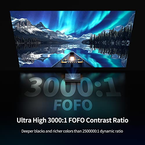 WEMAX Nova 4K UHD Ultra Short Throw Smart Laser Projector – Android TV – HDR10 150" Projection – UST Laser TV for Movies, Video, Gaming – Voice Command Remote – Projectors with WiFi Bluetooth