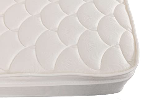 8 Inch Double Sided Euro Top Twin Size Mattress - Cool Memory Foam & Spring Hybrid Mattress with Breathable Cover - Rolled in a Box - Oliver & Smith