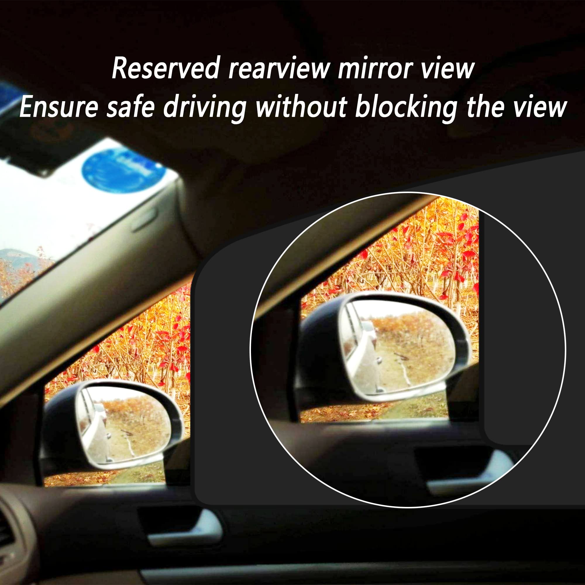 4Pack Car Window Shades with Magnets,Strong-Light Blocking&UV Protection Car Privacy Shades,Universal Essential Interior Accessories for Window Baby,Auto Camping and Napping Curtains