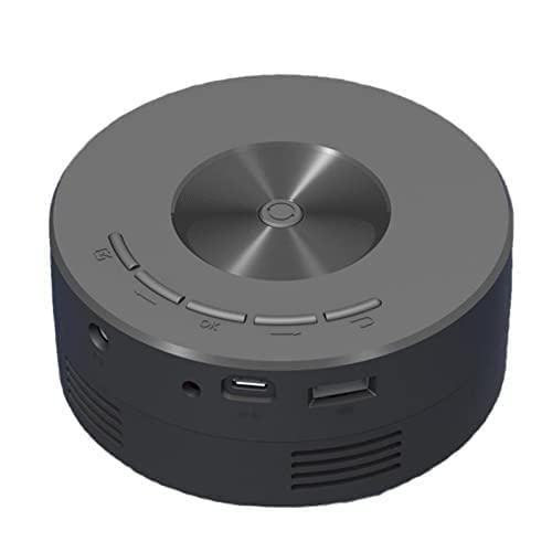 QINGZE Mini Black LED Mobile Video Projector Support Projector Player Home Wired Screen Same Home Media Theater 1080P Kids
