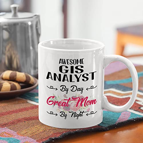 Mother's Day Gift From Daughter, Son To Mom 11oz, 15oz White Ceramic Mug - Gis Analyst