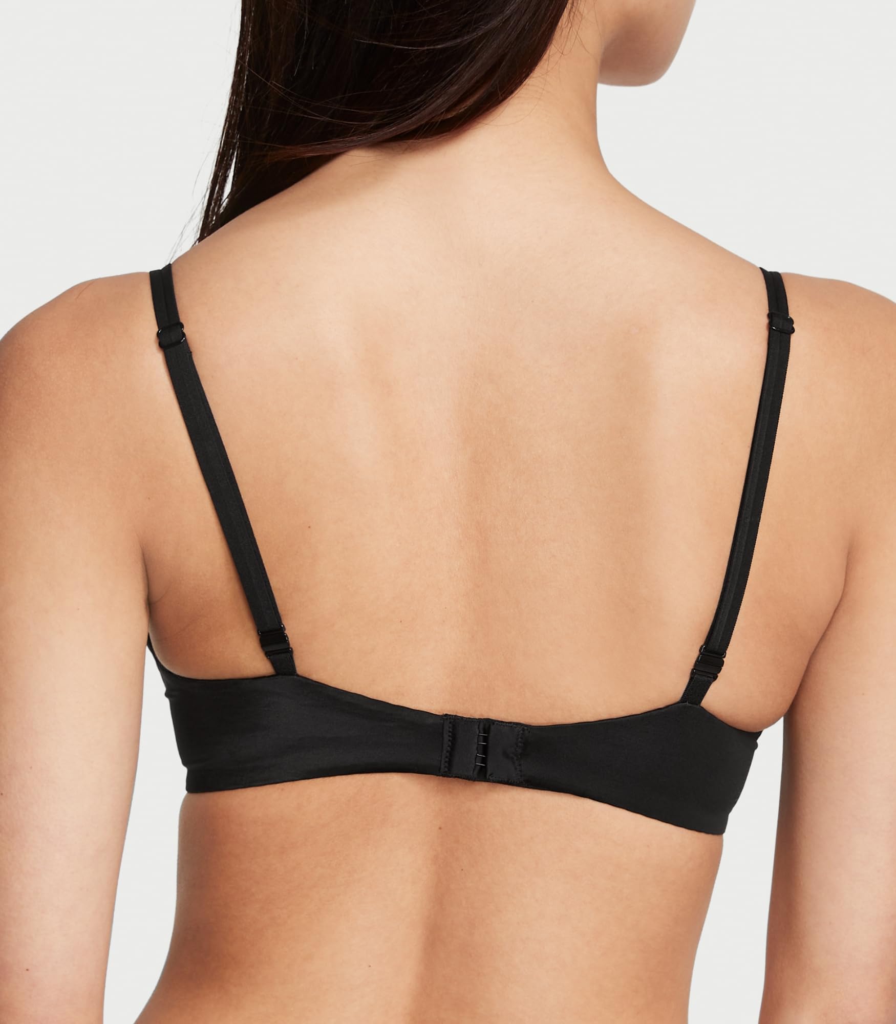 Victoria's Secret Push Up Bra, Adds One Cup Size, Padded, Plunge Neckline, Bras for Women, Very Sexy Collection, Black (36C)