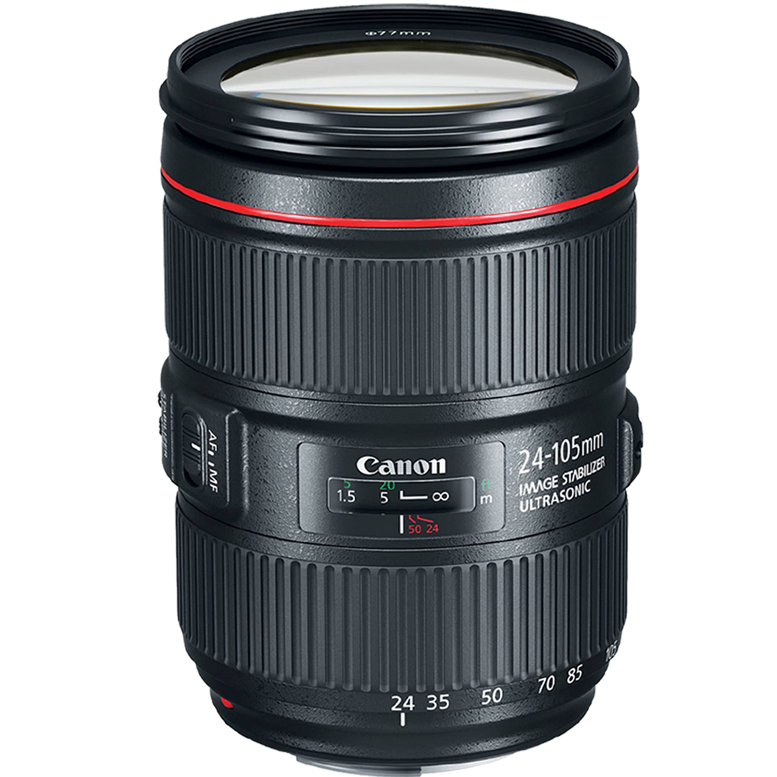 Canon EOS 6D Mark II DSLR Camera w/EF 24-105MM L is II USM + 75-300mm + 420-800mm Super Telephoto Lens + LED Always on Light + 128GB Memory, Filters, Case, Tripod + More (34PC Bundle Kit)