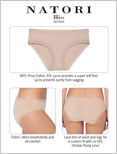 Natori Women's Girl Brief, Retro Blue