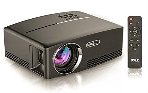 Pyle Multimedia Home Theater Projector - Portable HD 1080p LED with USB HDMI Digital Data System Projection for Entertainment Video Photo Game Full Cinema Movie in Your Laptop - PRJG98
