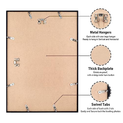 LaVie Home 16x20 Picture Frame Gold Aluminum, Classical and Fashionable 16x20 Frame for Wall Mounting Displaying, Perfect for Home Decor, Office Decor