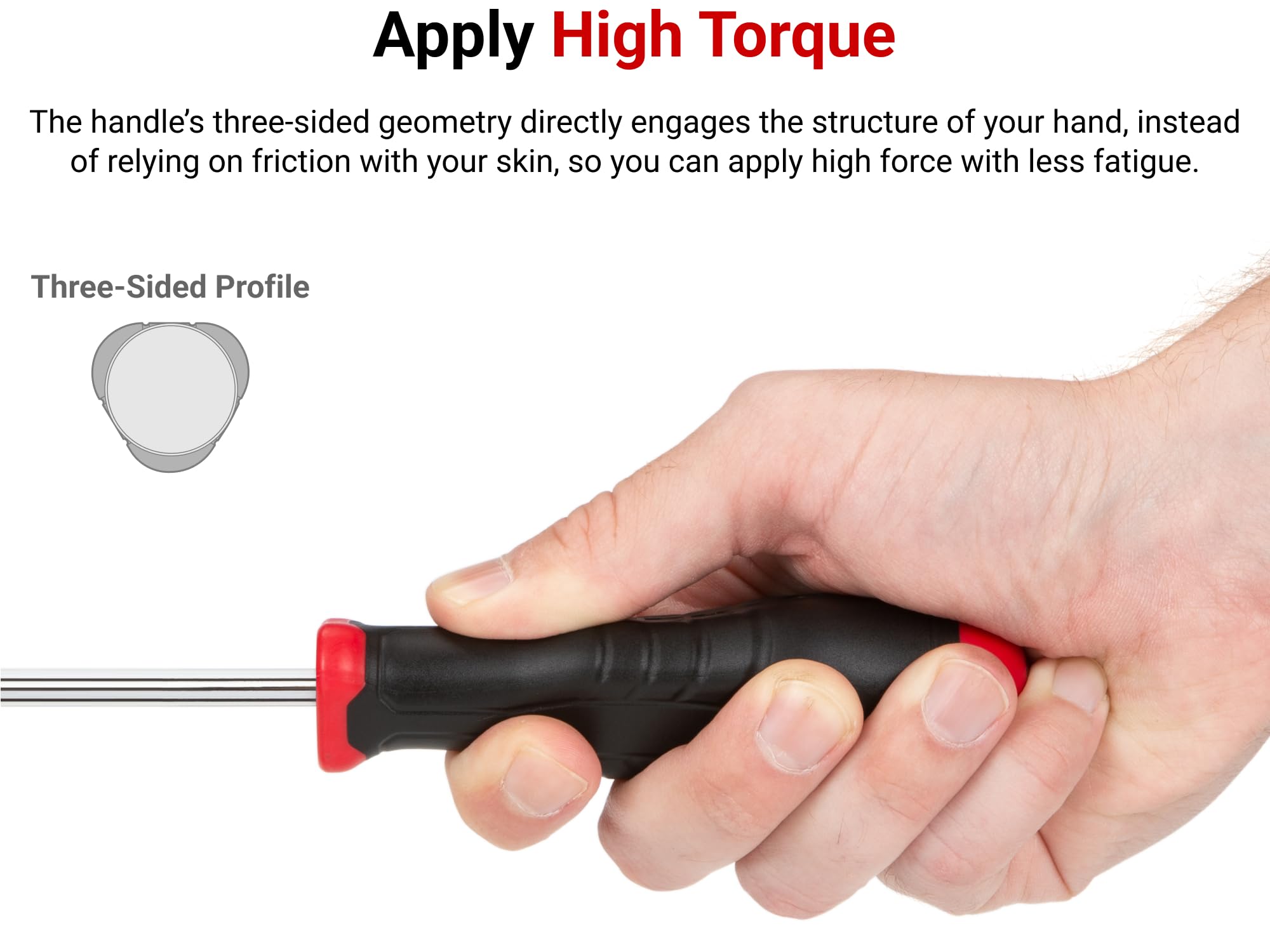 TEKTON High-Torque Black Oxide Blade Screwdriver Set, 22-Piece (#0-#3, 1/8-5/16 in., T10-30) | DRV41236 | Made in USA