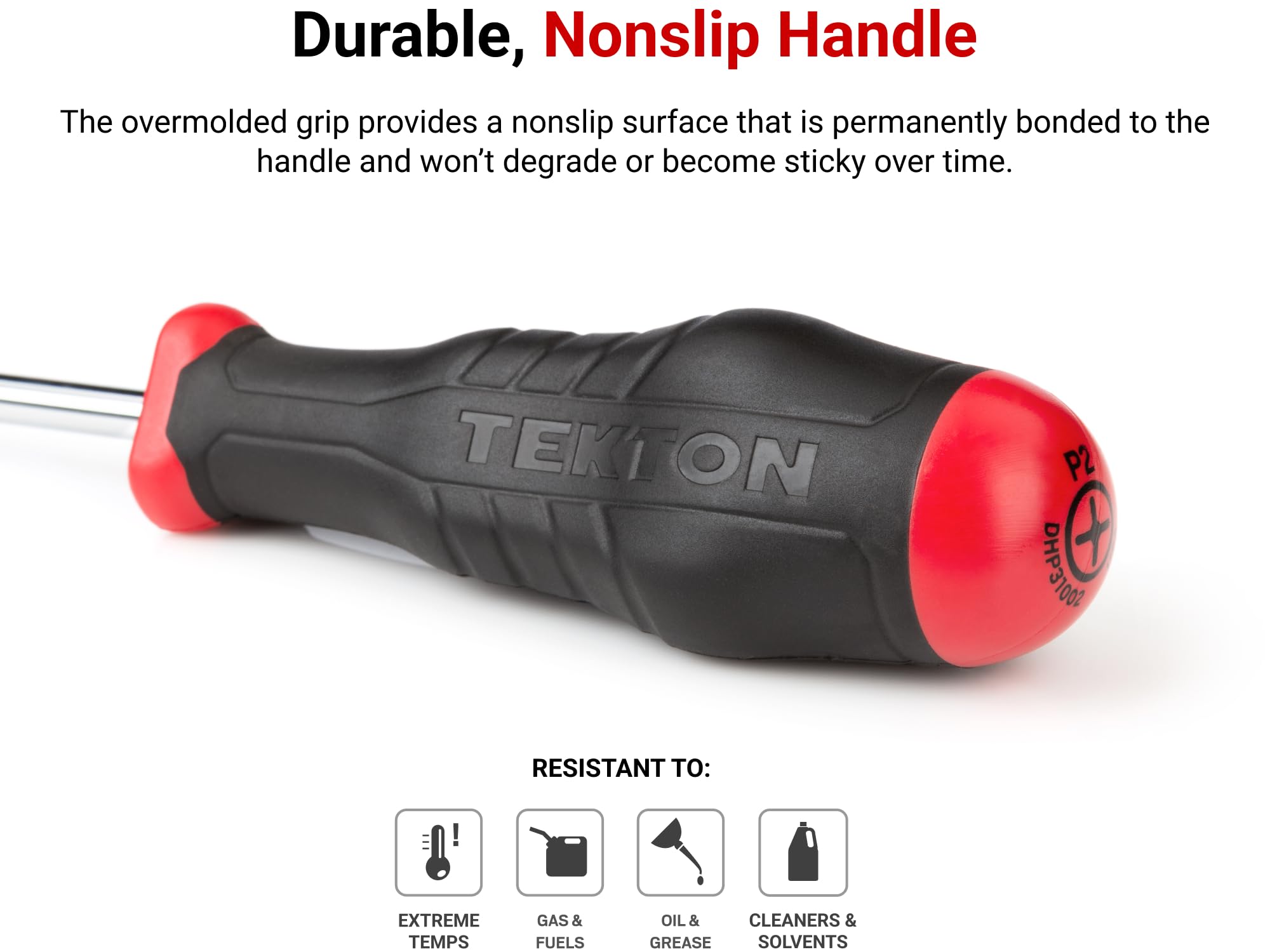 TEKTON High-Torque Black Oxide Blade Screwdriver Set, 22-Piece (#0-#3, 1/8-5/16 in., T10-30) | DRV41236 | Made in USA