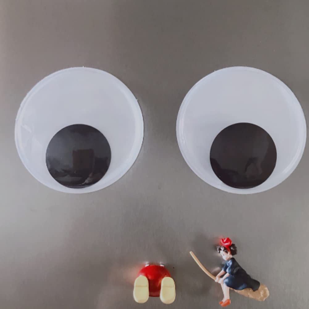 Wiggle Eyes Adhesive Googly Eyes self-Adhesive Round Plastic Twinkle Eyes for Craft Making and Party Decoration (40mm-20 Pcs)