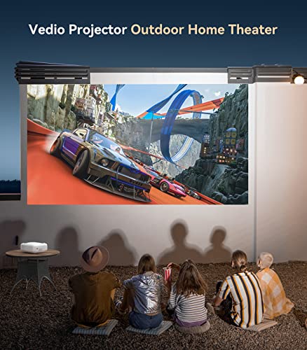 Native 1080P Projector with 5G WiFi and Bluetooth, USSUNNY 9800L HD Movie Projector Outdoor Home Theater Led Video Portable 300'' Display Projector for Phone Wireless Connection