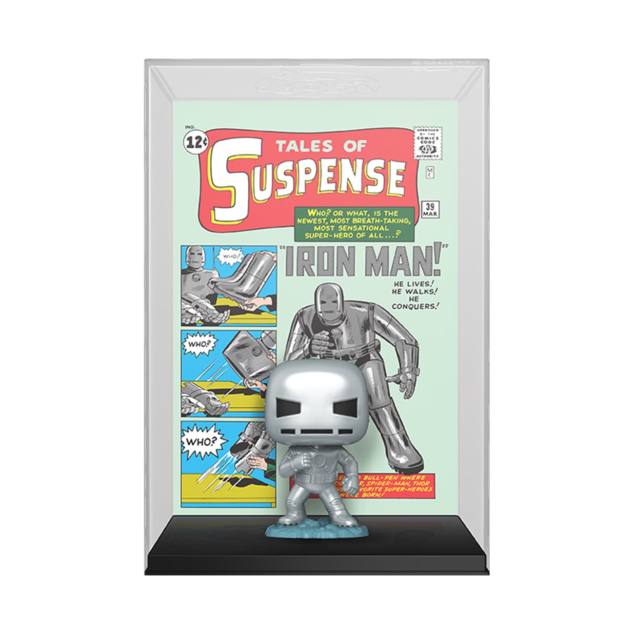 Funko POP! Comic Cover: Marvel - Tales of Suspense #39, Iron Man - Marvel Comics - Collectable Vinyl Figure - Gift Idea - Official Merchandise - for Kids & Adults - Comic Books Fans