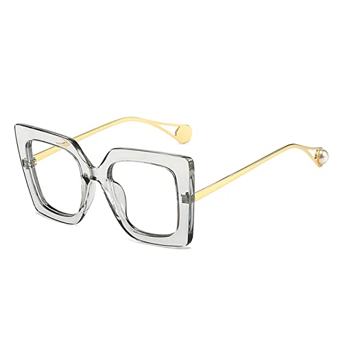 Outray Stylish Blue Light Glasses Non Prescription Frames for Women Cat Eye Fake Glasses Computer Glasses Anti Glare & UV