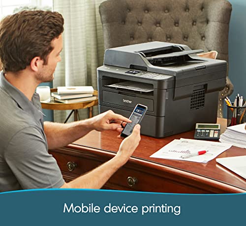 Brother Compact Monochrome Laser All-in-One Multi-function Printer, MFCL2750DWXL, Up to Two Years of Printing Included, Refresh Subscription and Amazon Dash Replenishment Ready