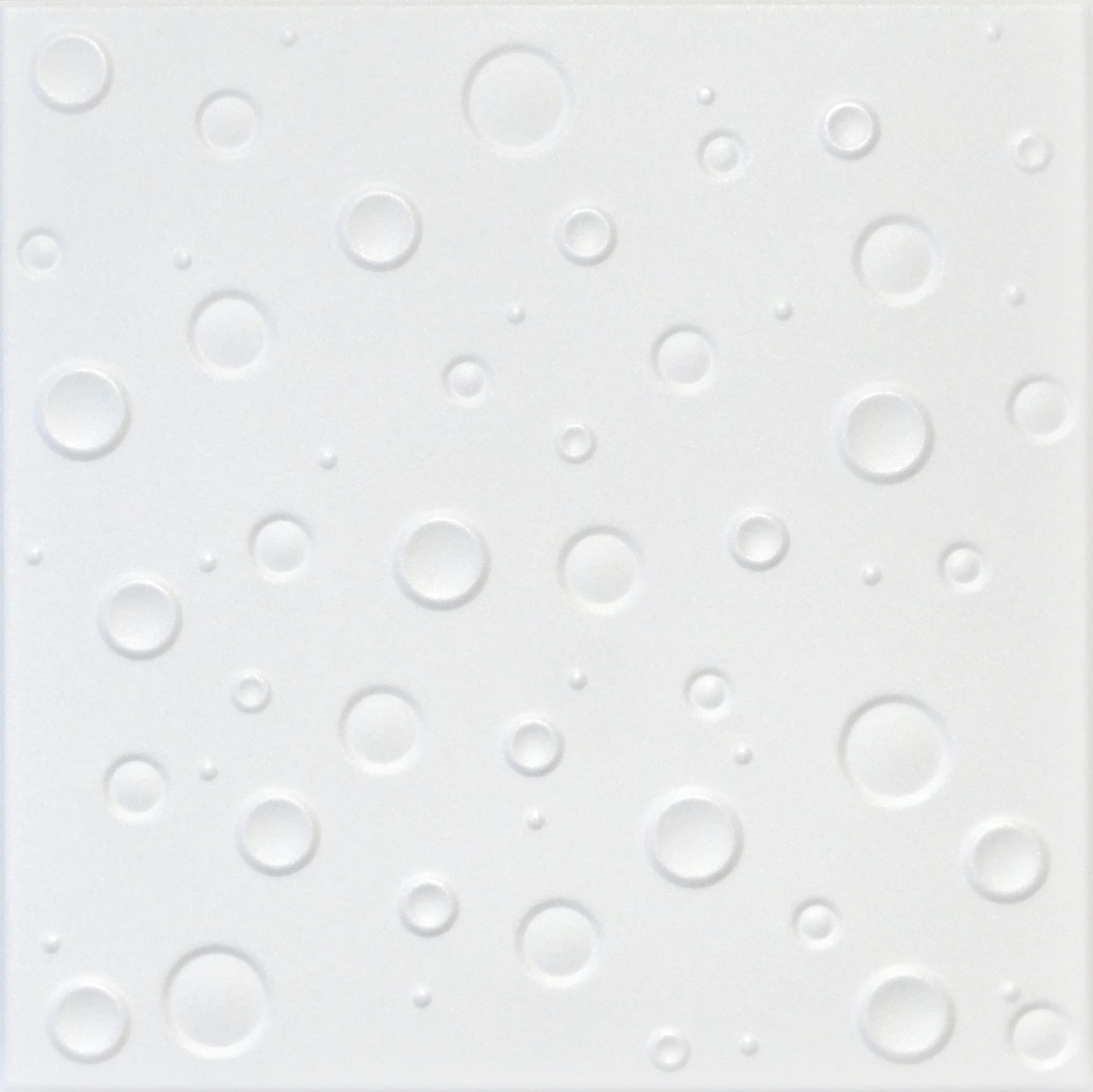 Home Décor Decorative Foam Glue Up Ceiling Tile 20 x 20 - R21W Plain White