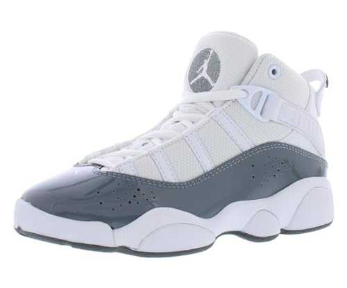 Jordan Boy's 6 Rings (Little Kid) White/Cool Grey/White 2 Little Kid M