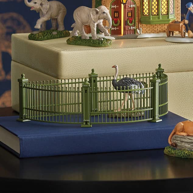 Department 56 Dickens Village Accessories Zoological Gardens Elephants Figurine Set, 2.7 and 2.25 Inch, Multicolor