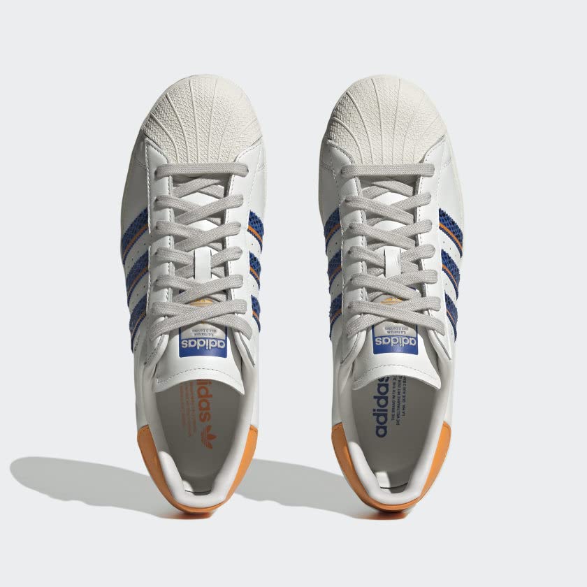 adidas Superstar Shoes Men's, Size 11, Core White/Team Orange/Orange Rush