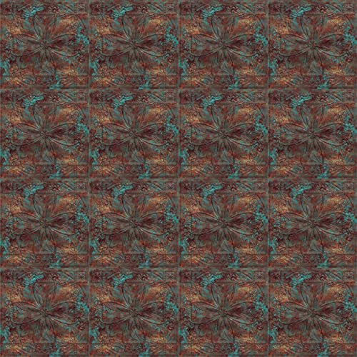 From Plain To Beautiful In Hours 337rp-24x24-25 Helena PVC 2' x 2' Lay-in or Glue-up Ceiling Tile (Covers / 100 sq.ft), Rustic Patina, 25