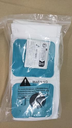 Moupaa 5 Packs Dust Bag Replacement for Samsung Bespoke Jet-Clean Station VS20A95923W VS20A95923B/AA VS20A95923N/AA VS20A95923W/AA Cordless Stick Vacuum Accessories Parts