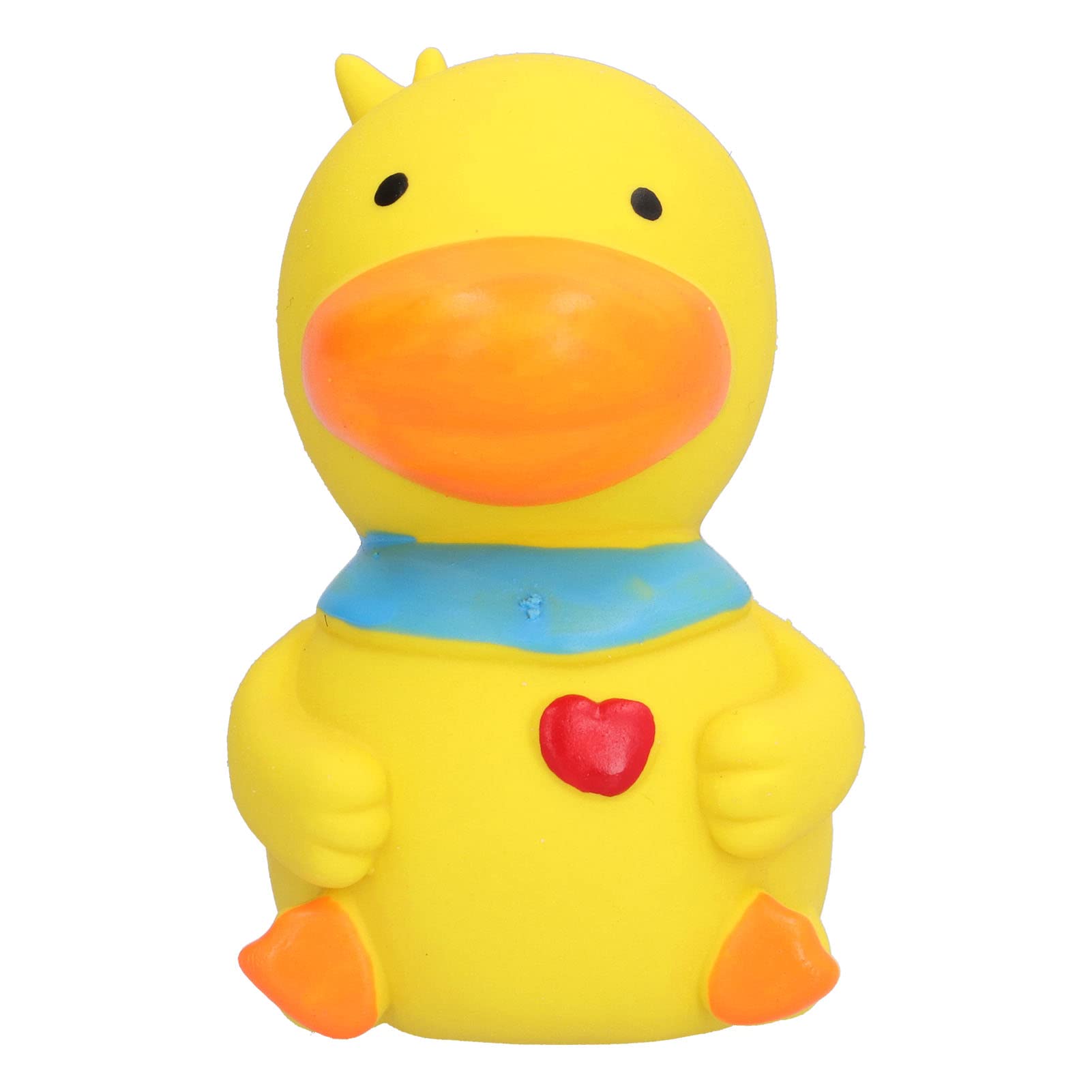 Keenso Latex Duck Dog Toys Durable Cute Interactive Funny Squeak Duck Toys for Dog Puppy Chewing Playing (Yellow)