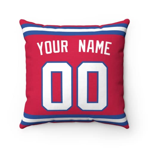 INAOO Throw Pillow Custom Any Name Number Personalized Gifts for Atlanta