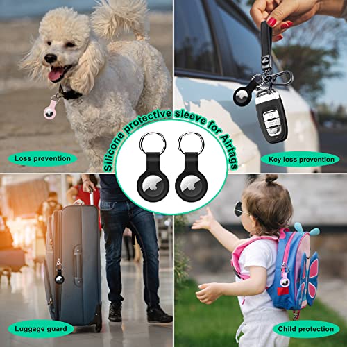 PICKBEAU 3 in 1 Leather Keychain for Men Women, Carabiner Key Ring Clip Car Key Chain With Anti Loss D-Ring