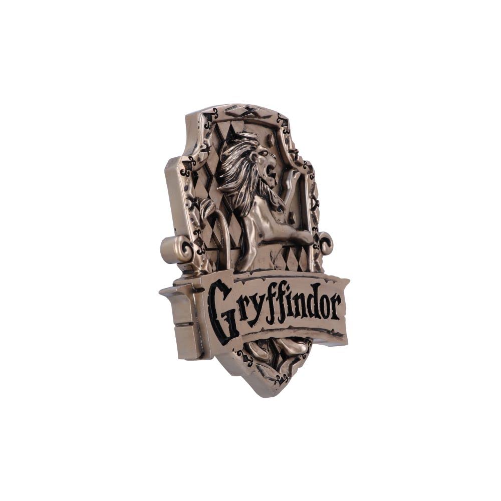 Nemesis Now Officially Licensed Harry Potter Gryffindor Wall Plaque, Bronze, 20cm