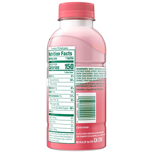 Starbucks Pink Drink, Strawberry Acai with Coconut Milk, 14oz Bottle